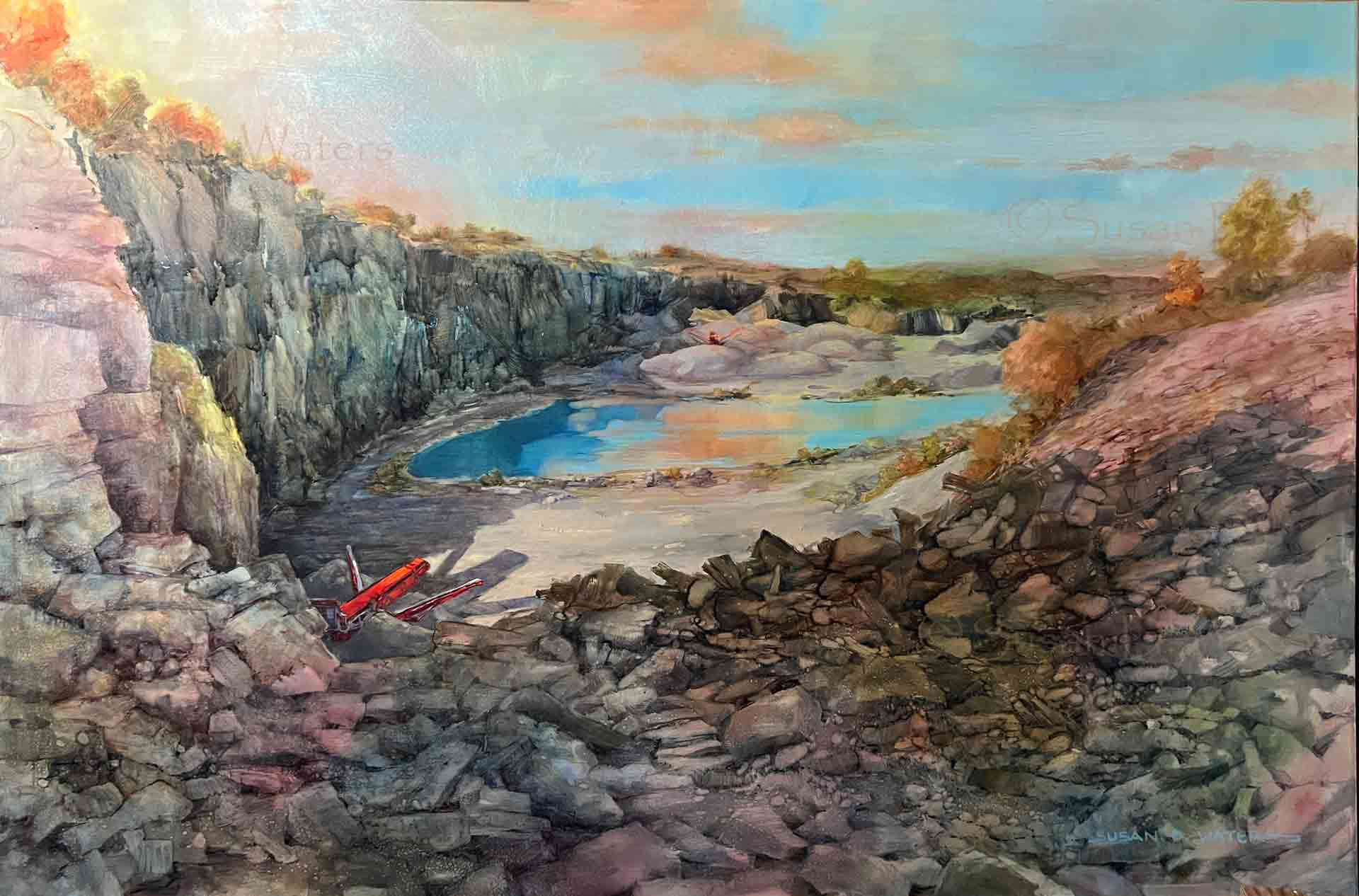 Rockmart Slate Quarry – Susan D. Waters: Artist