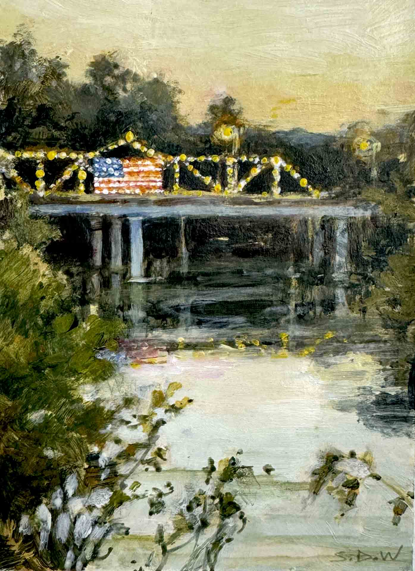 The Flag Bridge: Rome GA – Susan D. Waters: Artist